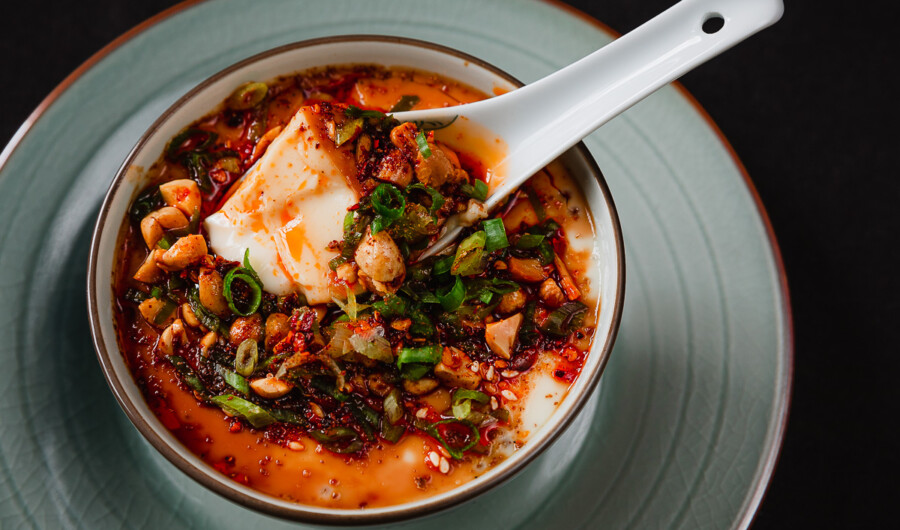 Roasted Chili Eggplant (Liangban Qiezi, 凉拌茄子) from Chengdu's Ying ...